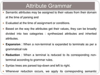 Chapter 4 Semantic Analysis Pptx