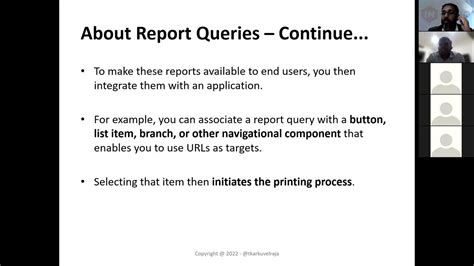 report queries and report layout in oracle apex hosted by varughese mathew youtube