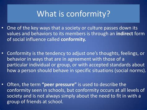 Ppt Social Influence Conformity Powerpoint Presentation Free