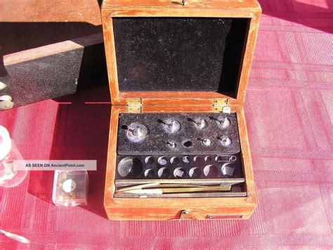 Rare Antique Balance Scale Type Lh Chain Weight Analytical Assay Wfract Jeweler