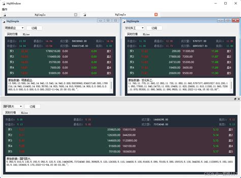 简单的股票行情演示（一） 实时标的数据qt C 从新浪抓取行情 Csdn博客