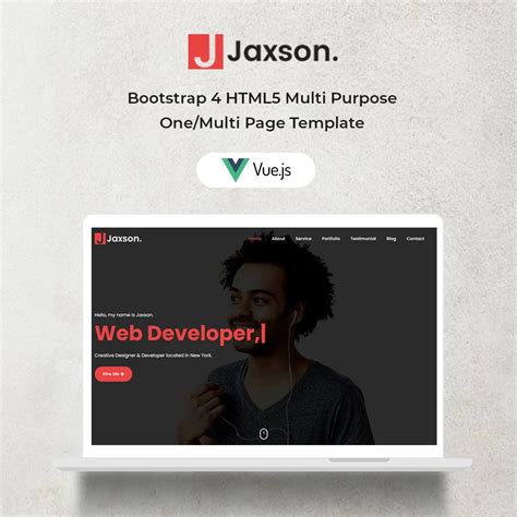 Jaxson Vuejs Template Setblue