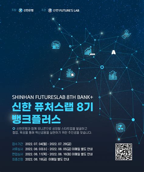 K 스타트업 신한퓨처스랩8기뱅크플러스모집공고 신한은행과 함께 유니콘으로 성장할 스타트업을