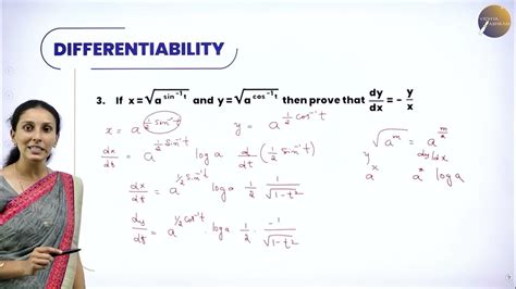 Day 22 Mathematics Class Xii Continuity And Differentiability L6 Youtube