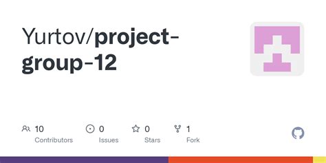 Github Yurtov Project Group 12