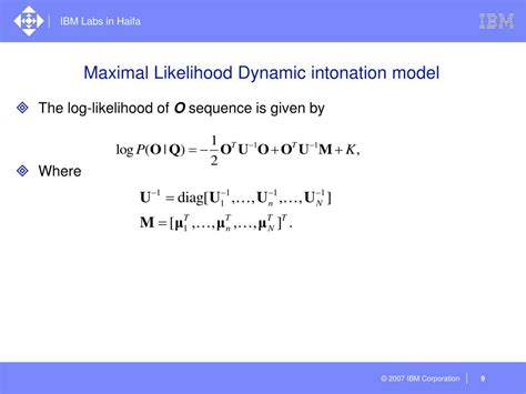 ppt maximum likelihood dynamic intonation model for concatenative