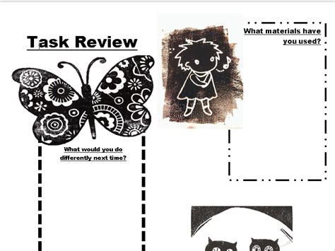 Task Review Sheet Teaching Resources