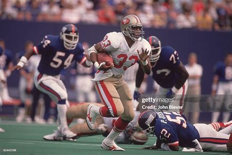 San Francisco 49ers Rb Roger Craig In Action Vs New York Giants East