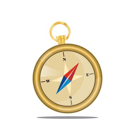 Golden Compass Direction Object 53646369 Vector Art At Vecteezy