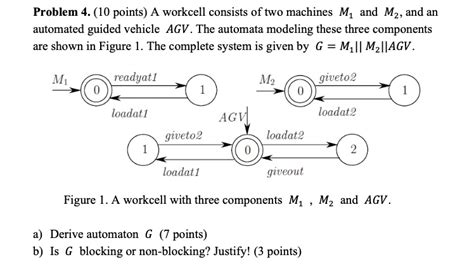 Get Answer Problem 4 10 Points A Workcell Consists Of Two Machines