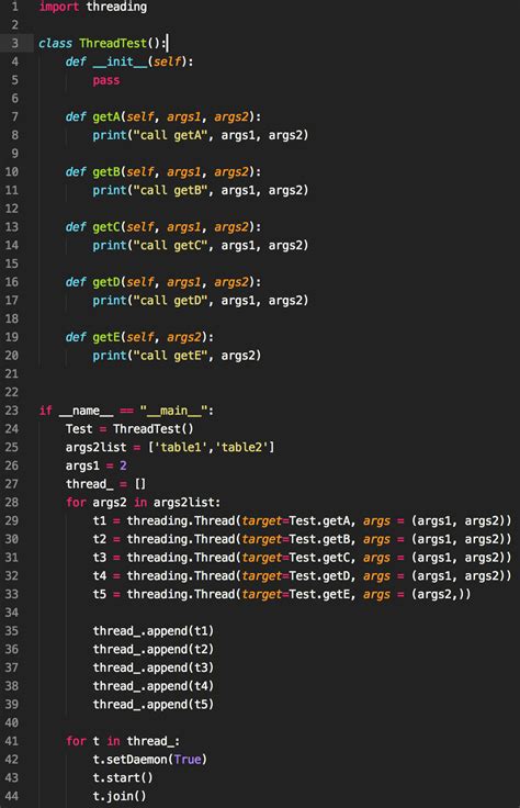 Python 类中的方法如何多线程调用 V2EX