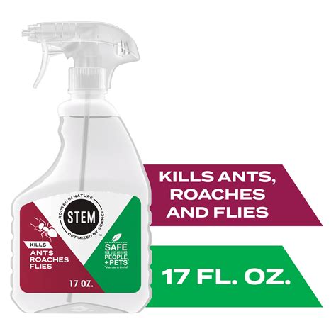 Stem Kills Indoor And Outdoor Ants Roaches And Flies Killer Bug Spray 17 Oz
