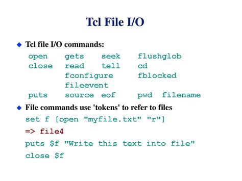 Programming Using Tcltk презентация онлайн