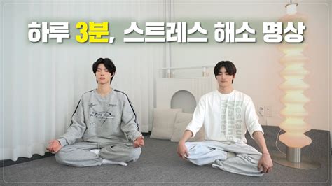 하루 3분 스트레스 해소 명상 B급감성 Engjpn Youtube