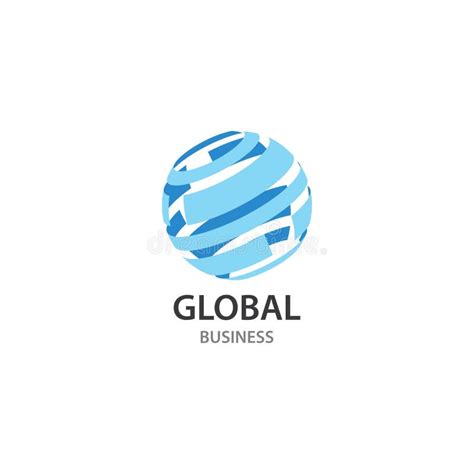 Globe Technology Ilustration Logo Stock Vector Illustration Of Globe