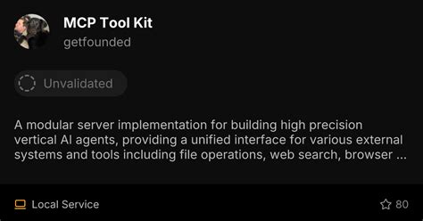 Mcp Tool Kit Mcp Servers · Lobehub