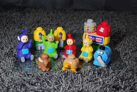 Teletubbies Mega Bloks Building Lot Many Pieces Noo Noo Free Shipping