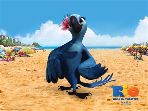 Phone Wallpaper Parrots Rio Cartoon Birds 24969