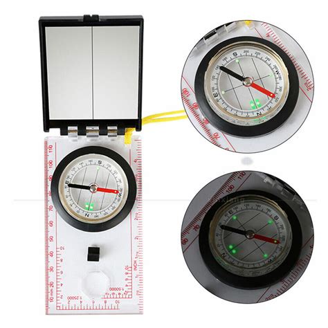 Map Scale Compass Luminous Mc 2 Dl Innh Mirror Sighting Compass Ebay