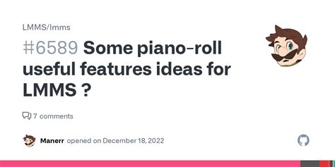 Some Piano Roll Useful Features Ideas For Lmms · Issue 6589 · Lmmslmms · Github