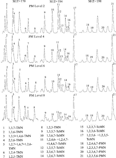 Representative Mass Chromatograms Of Tmns Temns And Pmns In Oils At Download Scientific