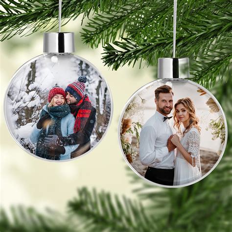 Amazonde Personalisierte Weihnachtskugeln Mit Foto Weihnachtskugel