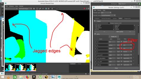 Solved Jagged Edges Aov In Arnold Render View Autodesk Community