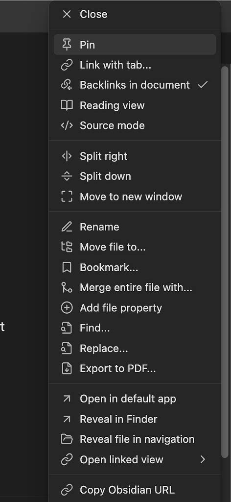 Add Autocomplete To More Options Menu Feature Requests Obsidian Forum