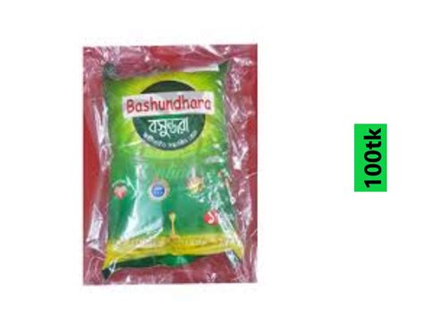 Bashundhara Fortified Soybean Oil 1L Poly Fresh Bazar