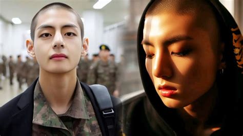 Jungkook Reveals His Bald For The First Time Taehyung Confirms Joining