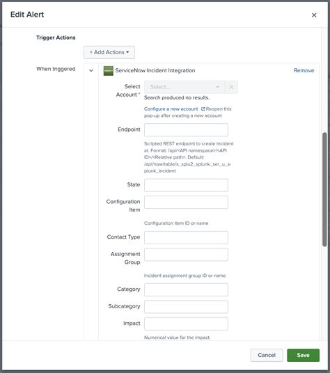 Is It Possible To Configure Alert Trigger Actions Via The Api For A