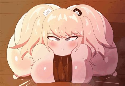 Rule 34 Animated Big Penis Blonde Hair Blowjob Blue Eyes Danganronpa Danganronpa Trigger