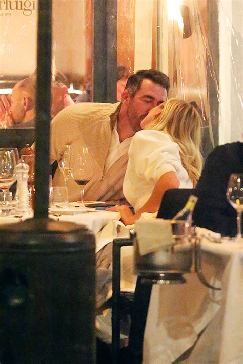 Kate Upton Kisses Husband Justin Verlander At Dinner In Rome