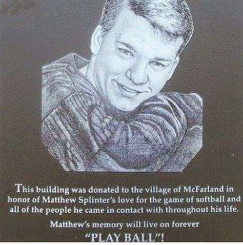 Matt Splinter Memorial Softball Tournament