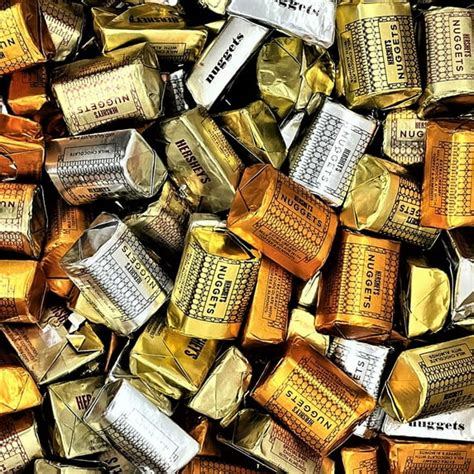 Hersheys Assorted Chocolate Nuggets 2 Lbs Bulk Foil Wrapped Perfect For Weddings