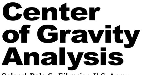 Pdf Center Of Gravity Analysis