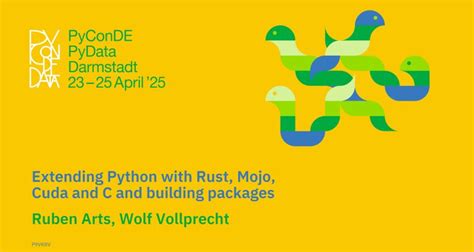 Extending Python With Rust Mojo Cuda And C And Building Packages Prefix Dev