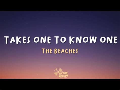 It Takes One To Know One Quotes