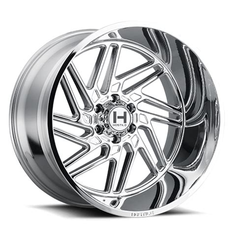 Hostile H116 Jigsaw 20x10 19mm Chrome H116 2010655047c Rimzone