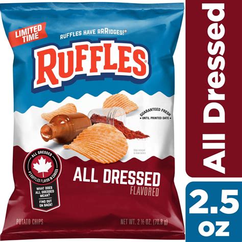 Ruffles All Dressed Flavored Potato Chips — Upc 28400753999 — Go Upc