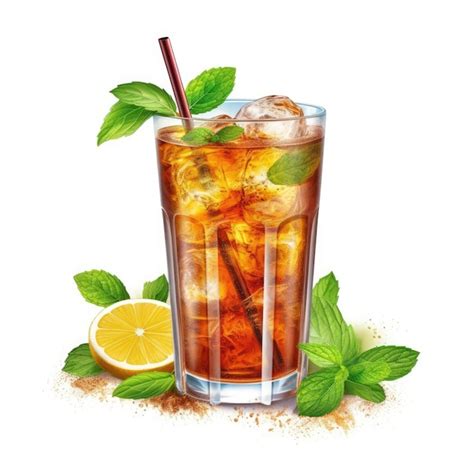 Premium Ai Image Cuba Libre Cocktail Isolated On White As