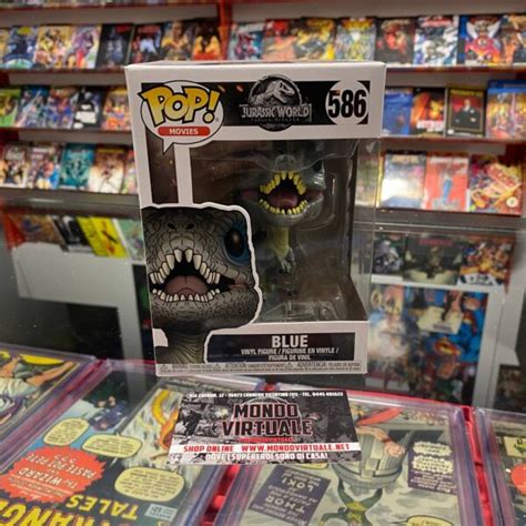 Funko Pop 586 Blue Jurassic World Fallen Kingdom Mondo Virtuale