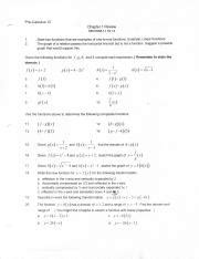 Practice 1 1 To 1 4 Review Questions Pdf Pre Calculus 12 Chapter 1