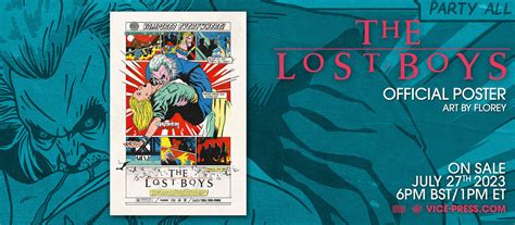 The Lost Boys Movie Poster By Florey Vice Press