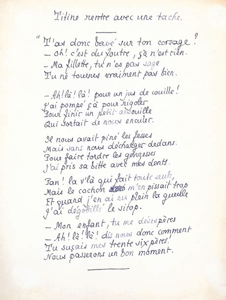 lettre pornographique À Découvrir