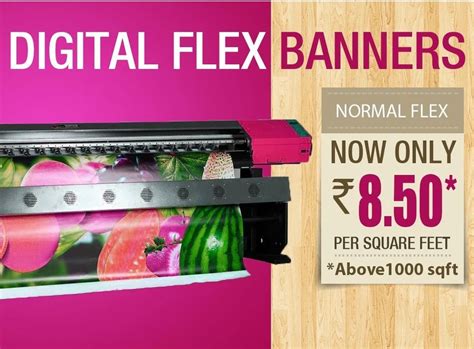 Flex Banner Printing Services At ₹ 500square Meter In Parwanoo Id