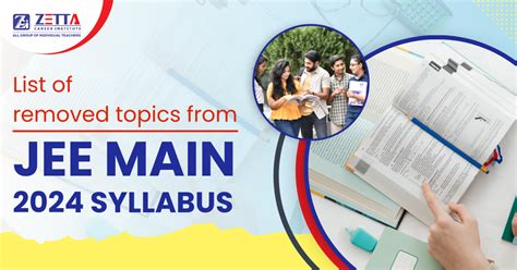 Unveiling Changes Removed Topics JEE Main 2024