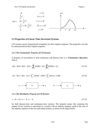 Lecture The Convolution Sum PDF