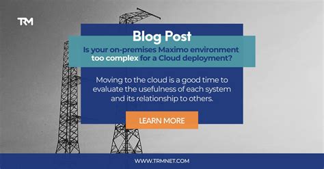 Total Resource Management On Linkedin Is Your On Premises Maximo Environment Too Complex For A