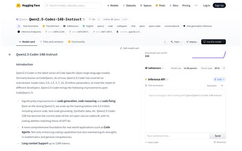 Qwen Coder B Instruct使用入口地址 Ai模型最新工具和软件app下载